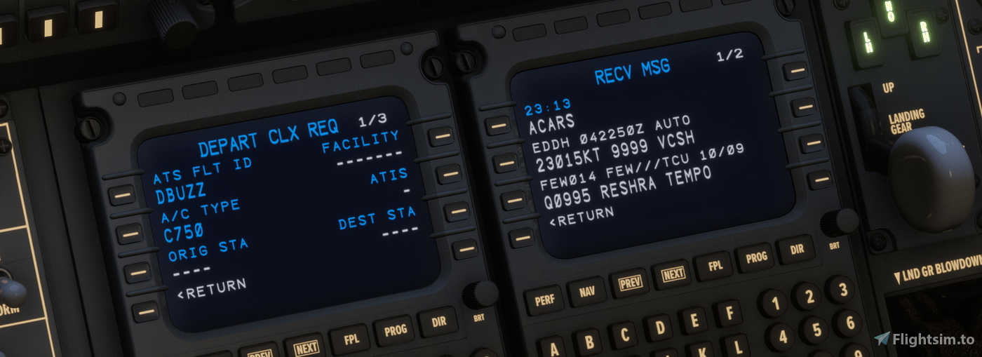 FlightFX Citation X CPDLC for Microsoft Flight Simulator | MSFS