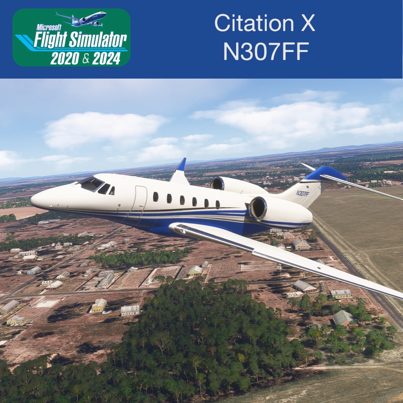 FlightFX Cessna Citation X Liveries for Microsoft Flight Simulator | MSFS