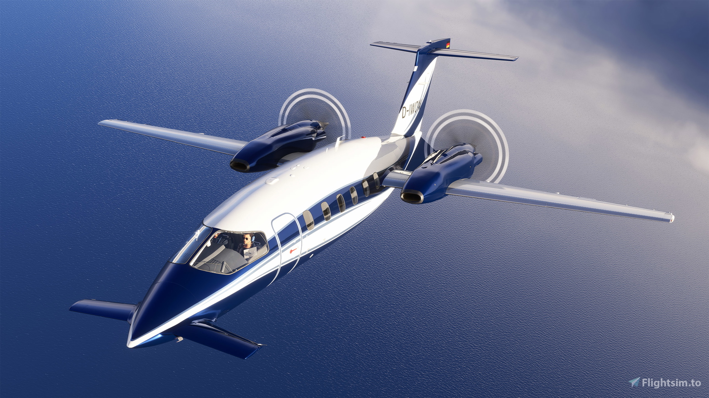 FlightFX P180 Avanti II - D-IWOW (Dynamic Registration) for Microsoft ...