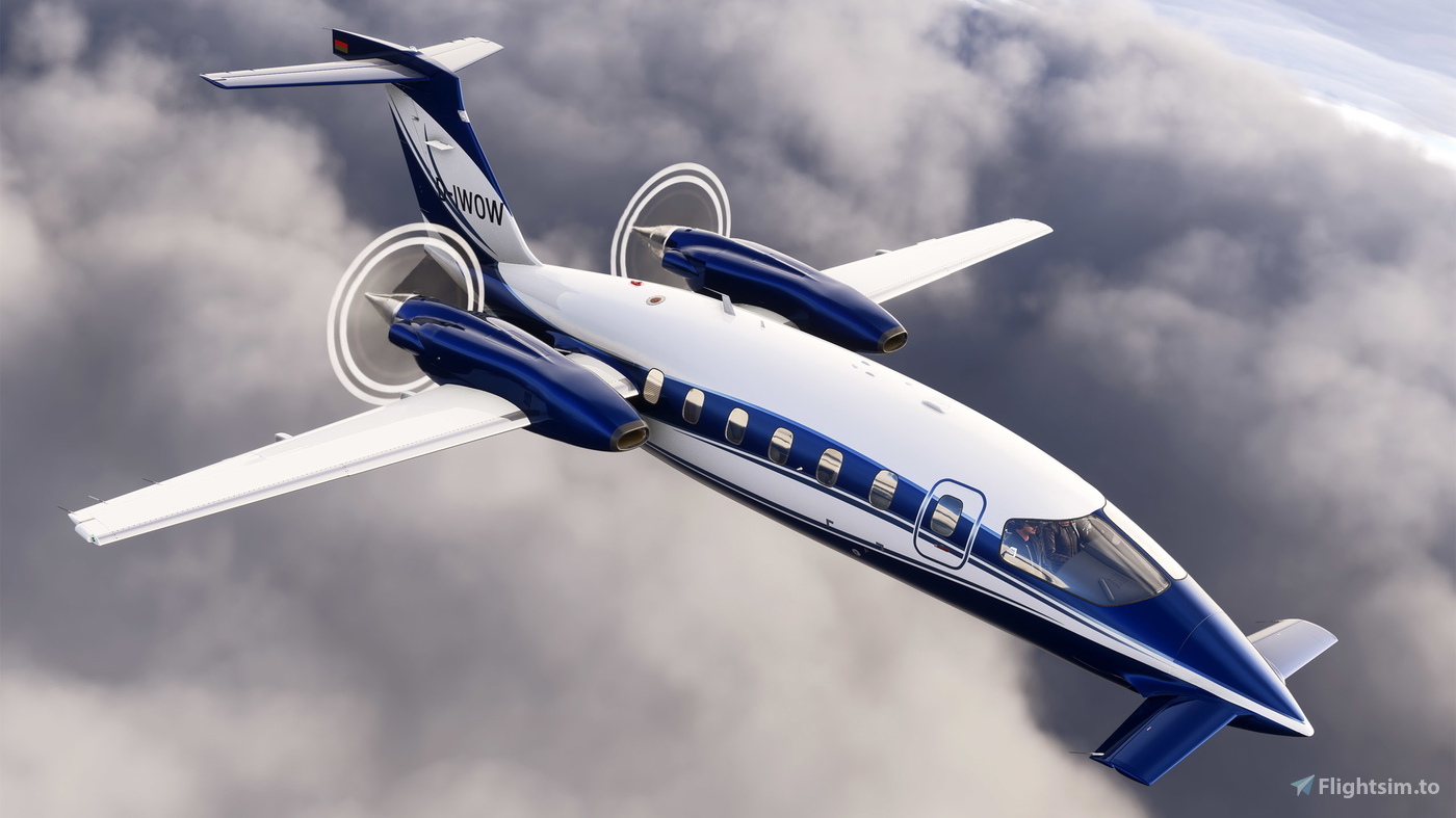 FlightFX P180 Avanti II - D-IWOW (Dynamic Registration) for Microsoft ...