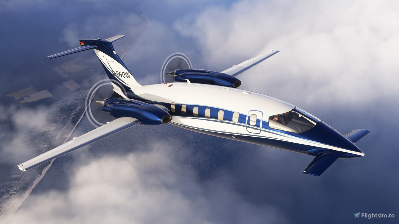FlightFX P180 Avanti II - D-IWOW (Dynamic Registration) for Microsoft ...