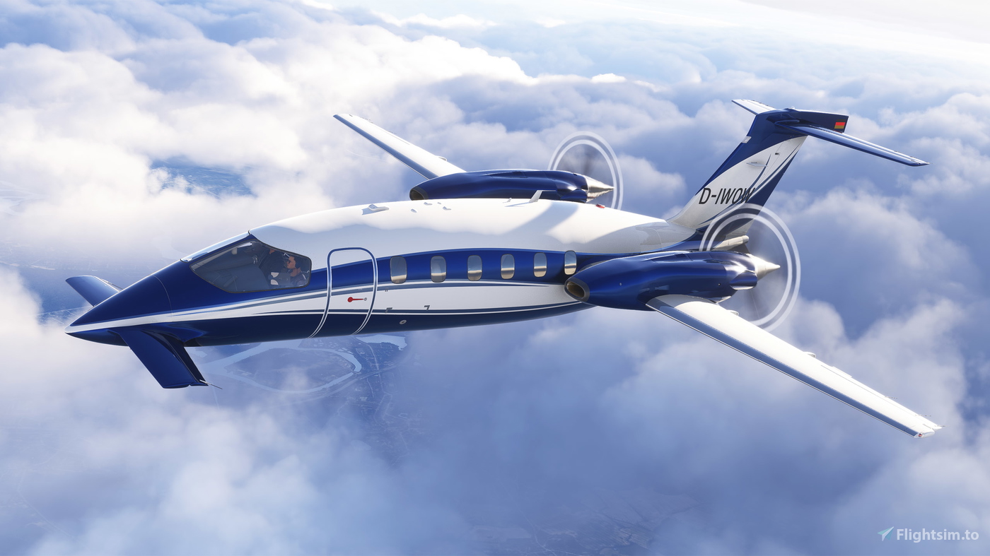 FlightFX P180 Avanti II - D-IWOW (Dynamic Registration) for Microsoft ...