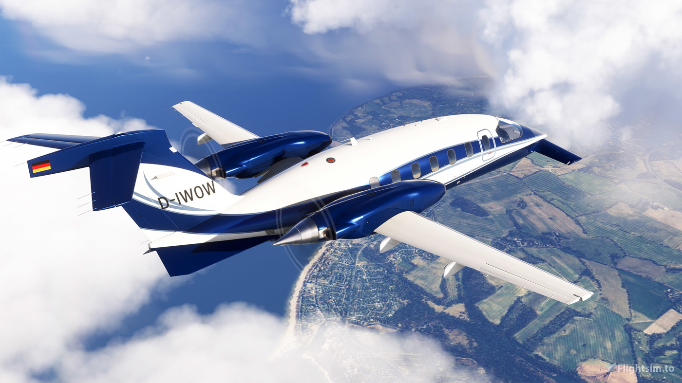 FlightFX P180 Avanti II - D-IWOW (Dynamic Registration) for Microsoft ...