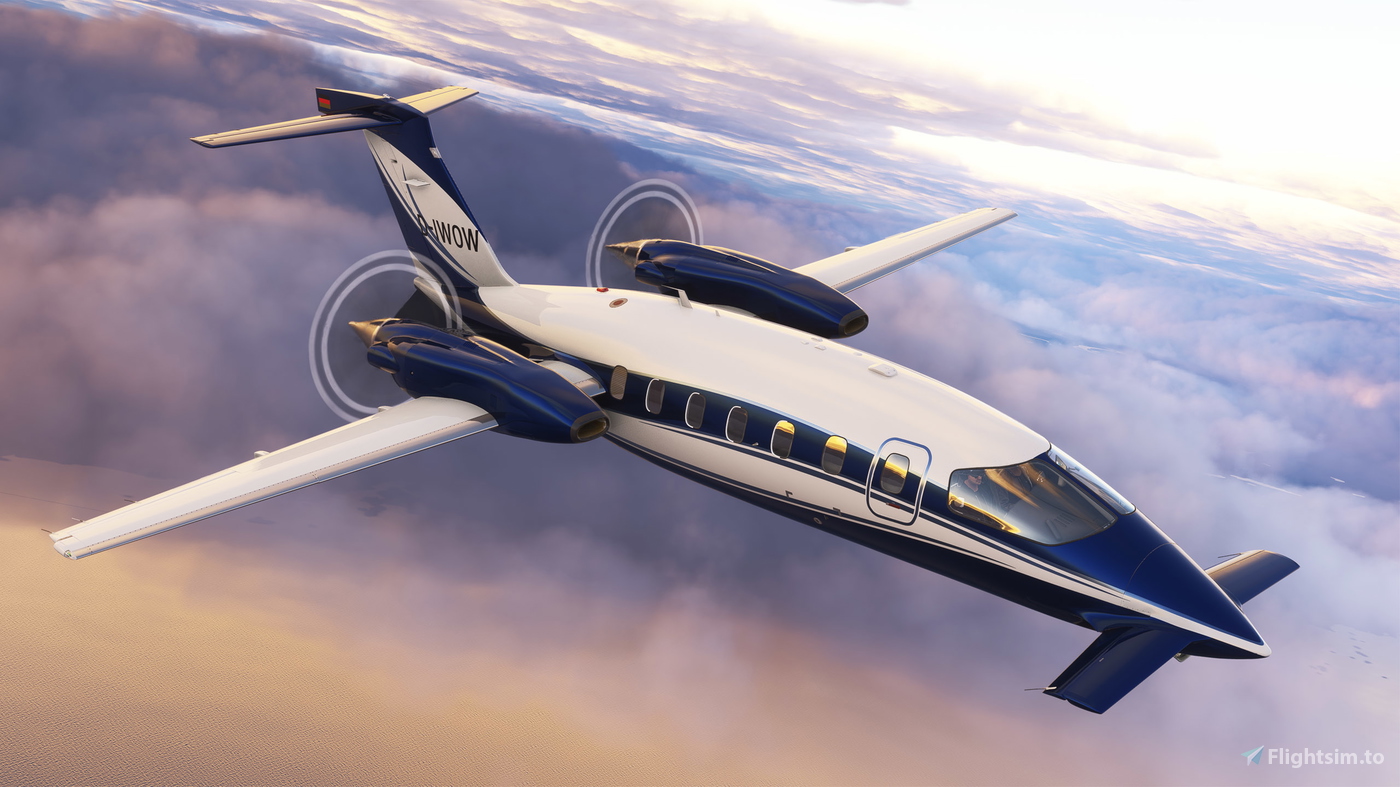 FlightFX P180 Avanti II - D-IWOW (Dynamic Registration) for Microsoft ...
