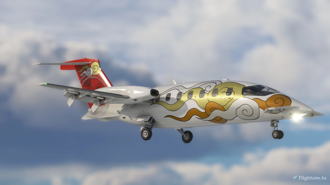 FlightFX P180 Avanti II - HB-LUS for Microsoft Flight Simulator | MSFS