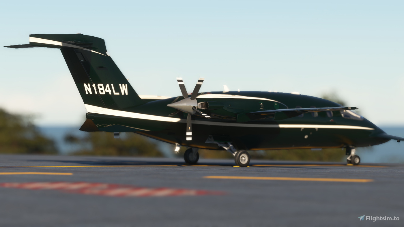 FlightFX P180 Avanti II - N184LW for Microsoft Flight Simulator | MSFS