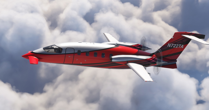 FlightFX P180 Avanti II - N722TA for Microsoft Flight Simulator | MSFS