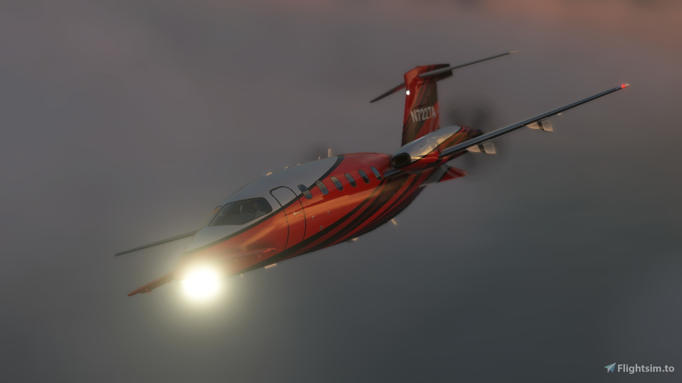 FlightFX P180 Avanti II - N722TA for Microsoft Flight Simulator | MSFS