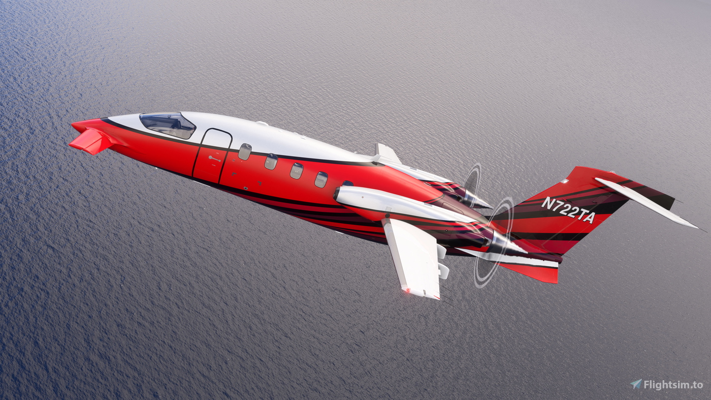 FlightFX P180 Avanti II - N722TA for Microsoft Flight Simulator | MSFS