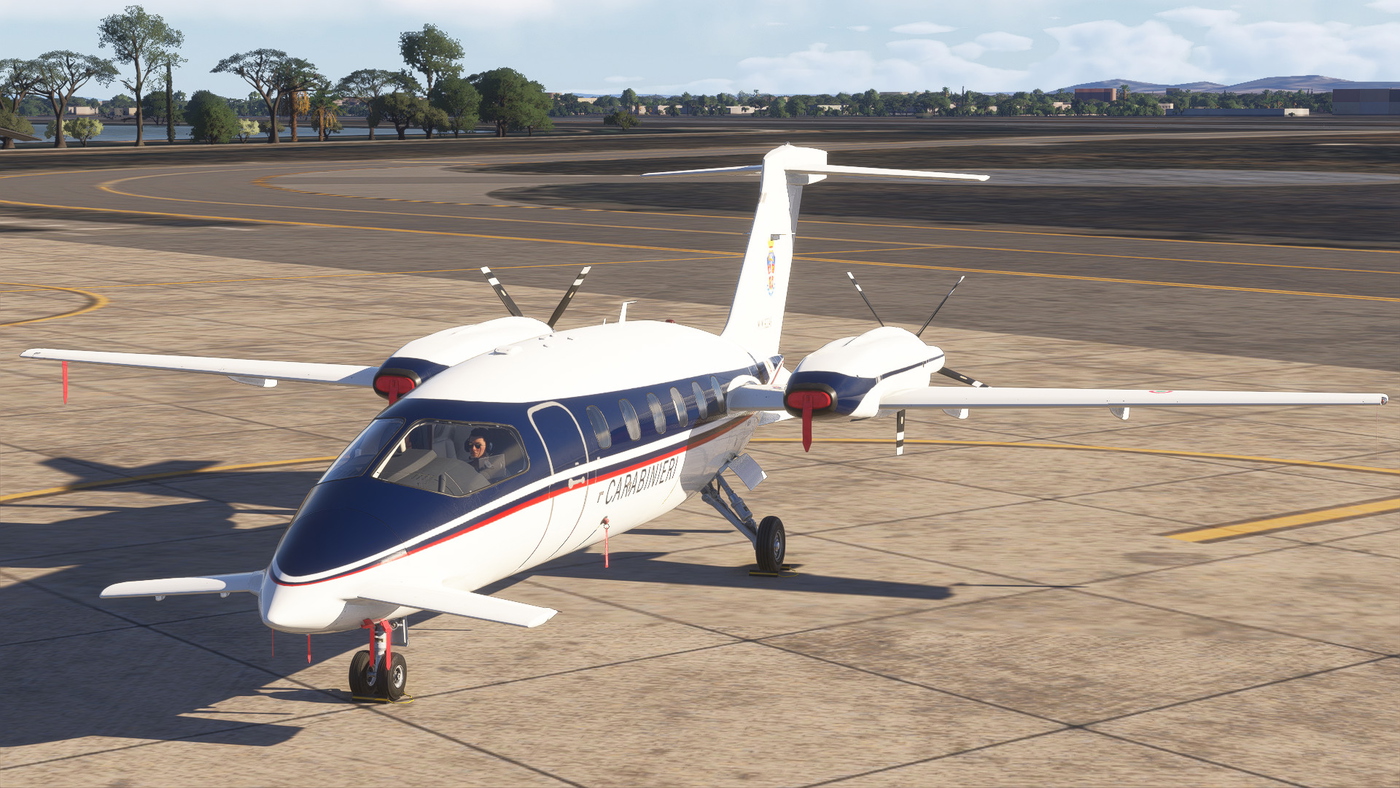 FlightFX Piaggio P-180 P Arma dei Carabinieri のために Microsoft Flight ...