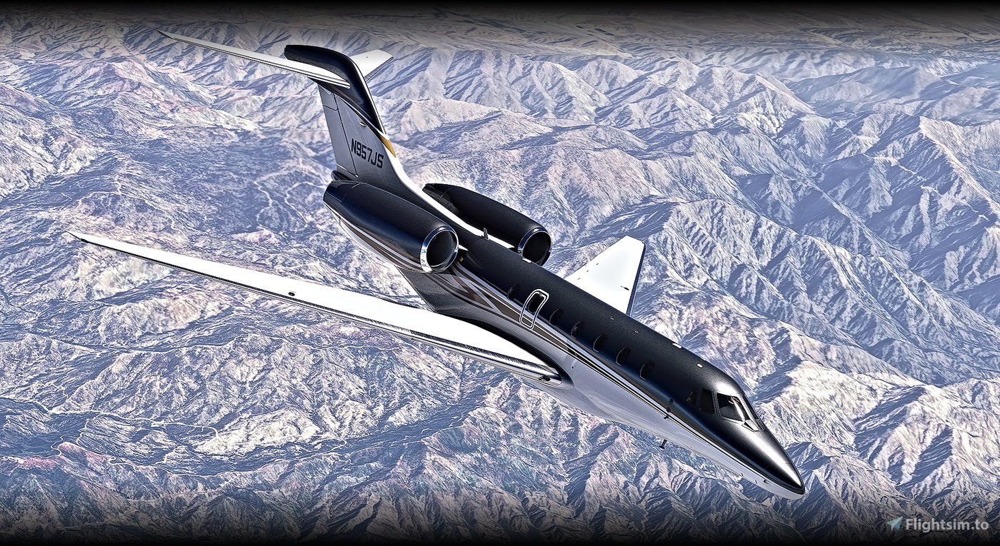 (FLIGHTFX) Private Citation X | N957JS | 8K pour Microsoft Flight ...
