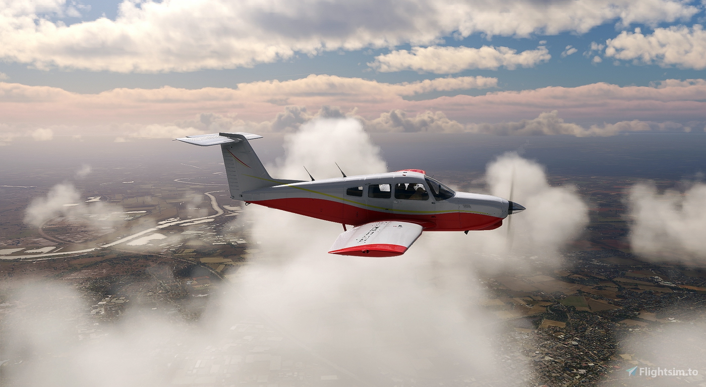 Flightsim Pictures Scott livery for the Just Flight PA28 TurboArrow IV ...