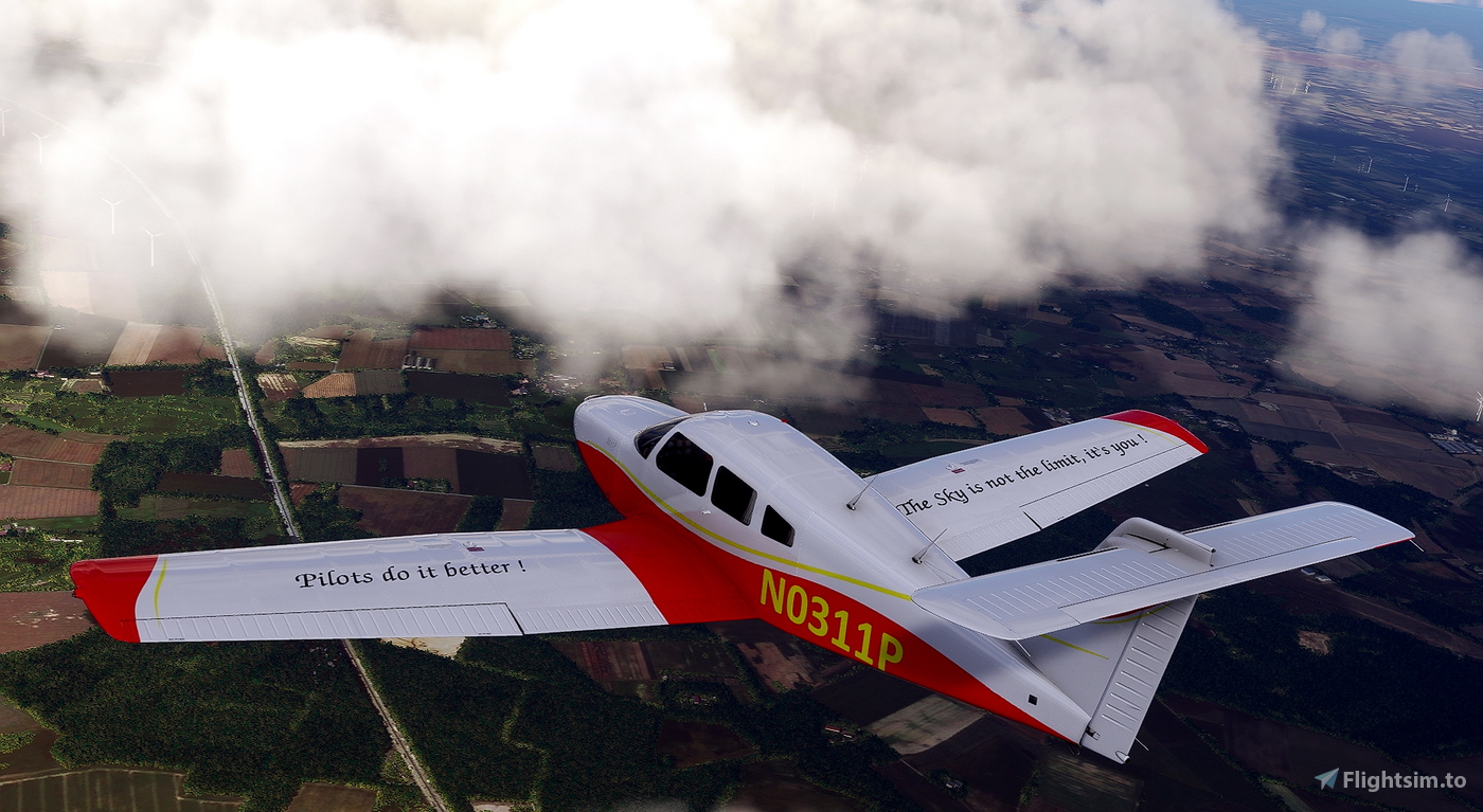 Flightsim Pictures Scott livery for the Just Flight PA28 TurboArrow IV ...