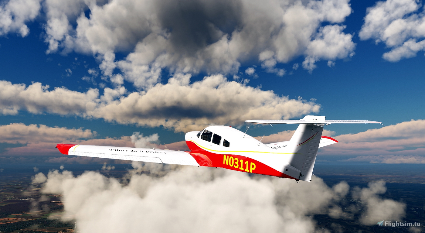 Flightsim Pictures Scott livery for the Just Flight PA28 TurboArrow IV ...