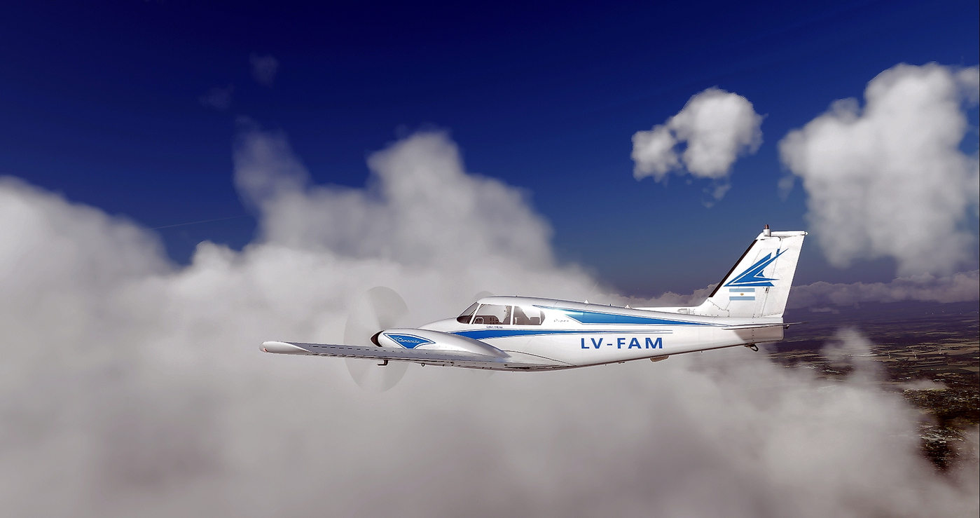 Flightsim Pictures Scott livery for the vFlyteAir Comanche PA-30 for ...