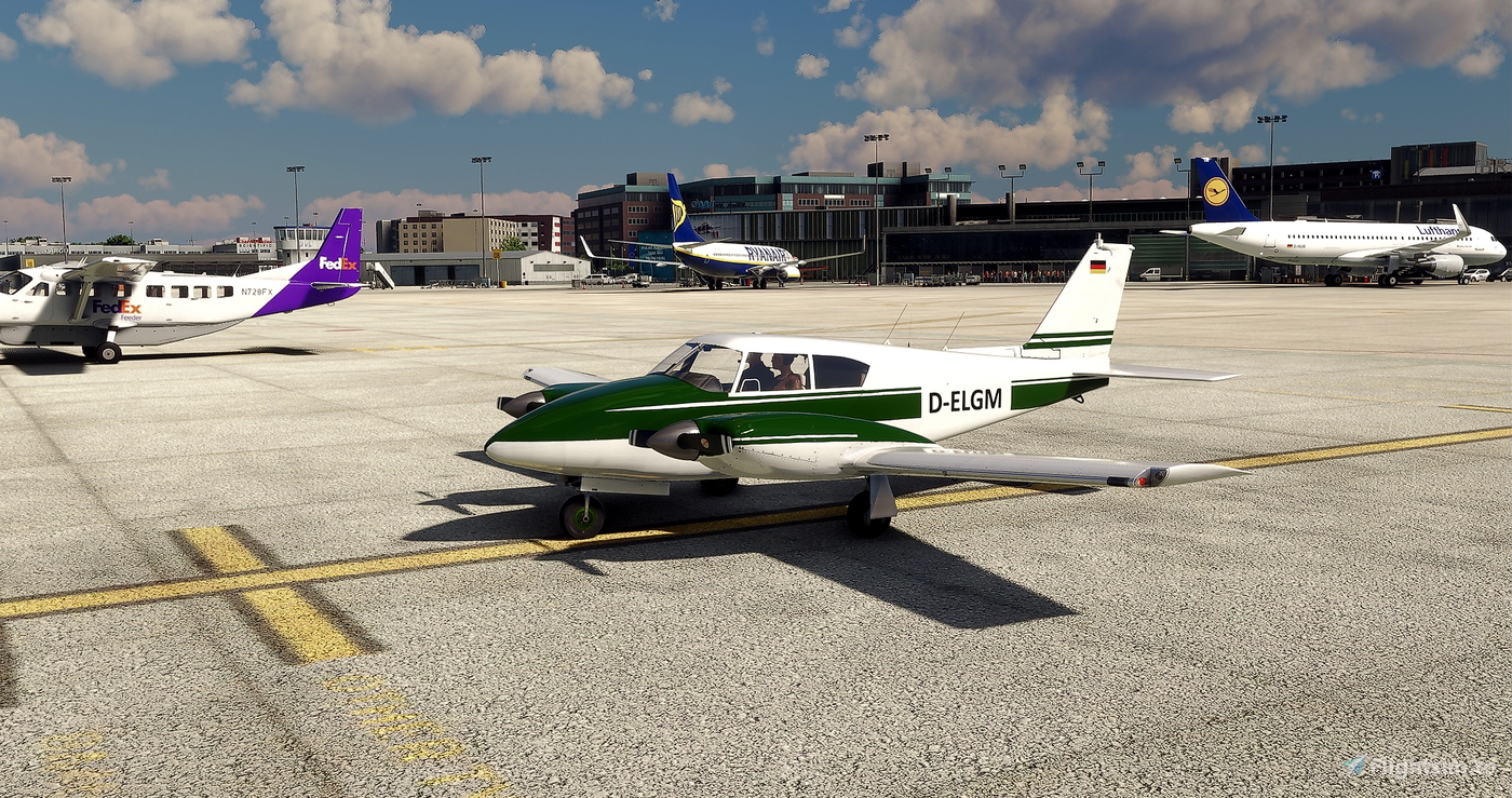 Flightsim Pictures Scott livery for the vFlyteAir Piper Comanche PA-30 ...