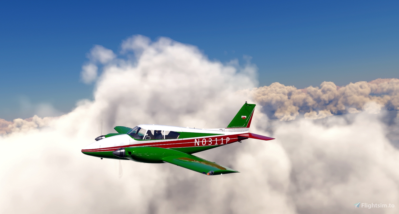 Flightsim Pictures Scott livery for the vFlyteAir Piper Comanche PA30 ...