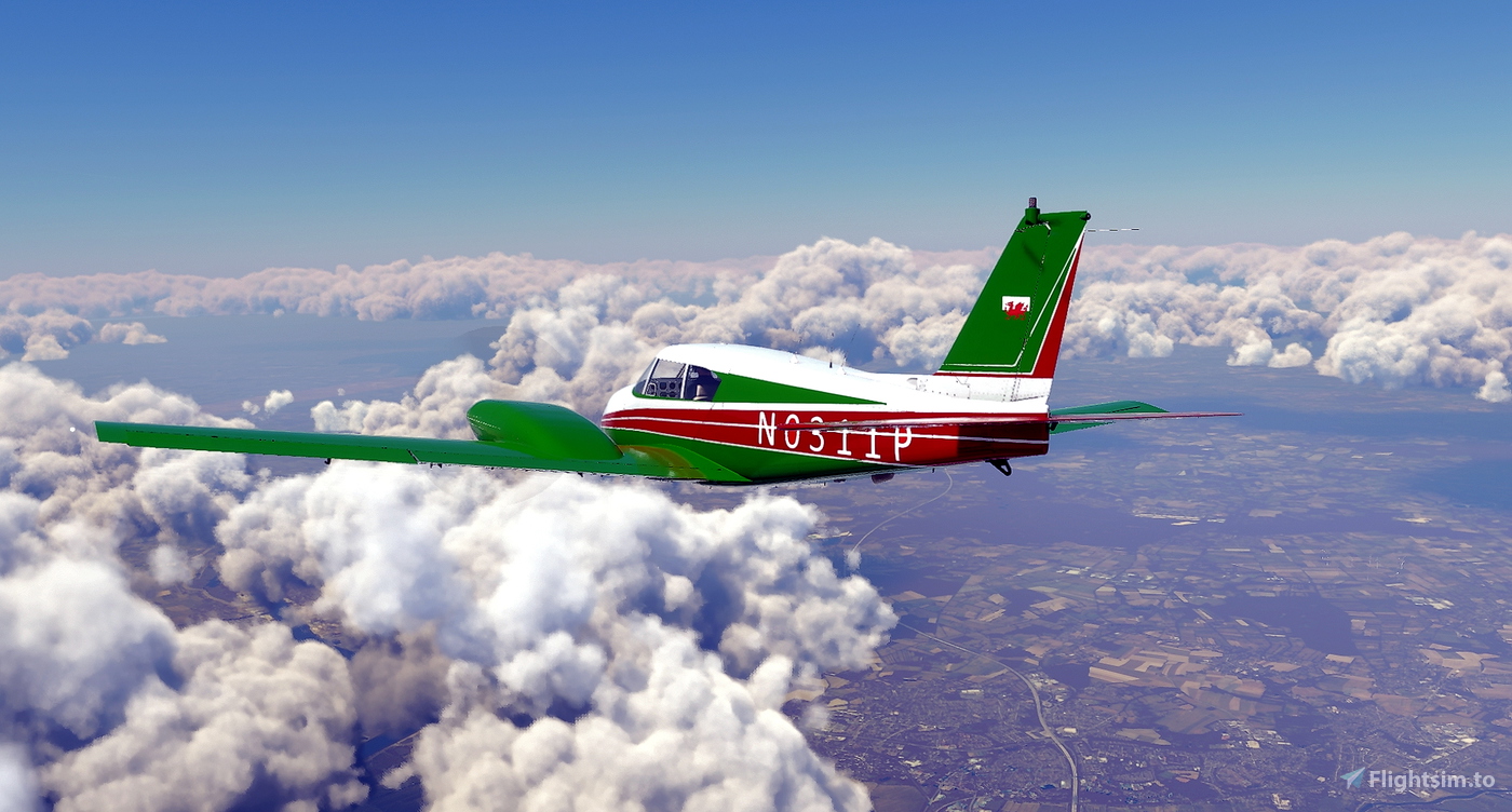 Flightsim Pictures Scott livery for the vFlyteAir Piper Comanche PA30 ...