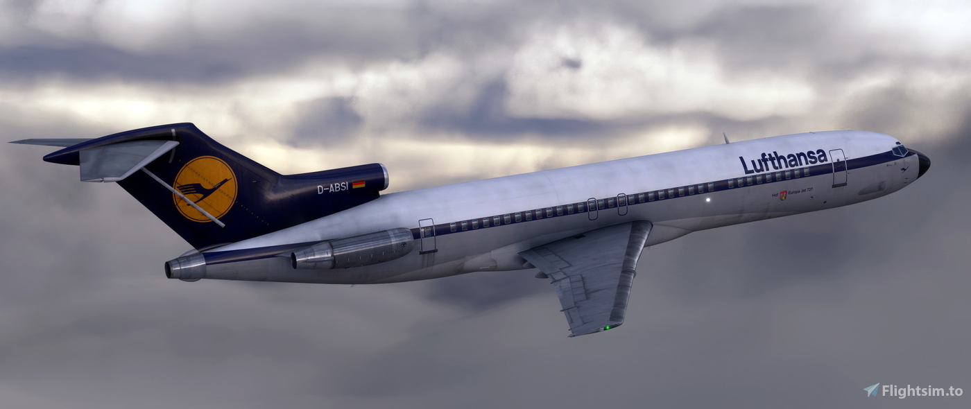 FlightSim Studio - B 727-223(Adv) Lufthansa D-ABSI for Microsoft Flight ...
