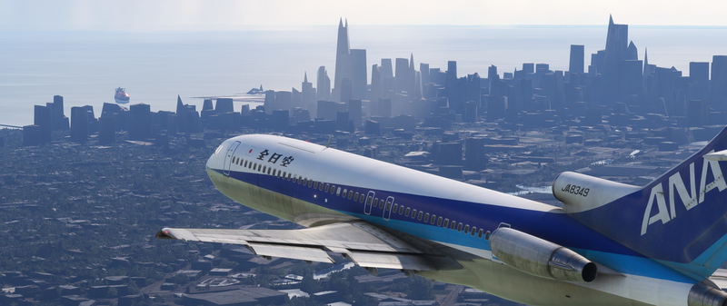FlightSim Studio - B727-200(F) ANA JA8349 [4K] for Microsoft Flight ...