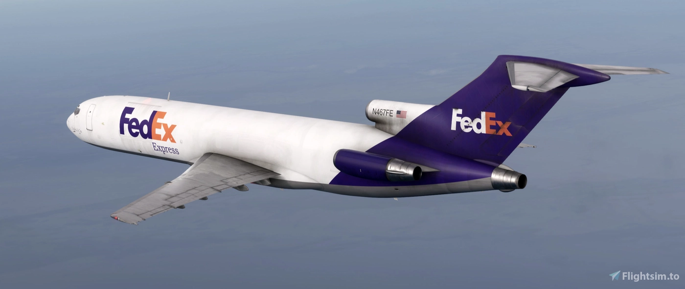 FlightSim Studio - B727 Freighter FEDEX N467FE für Microsoft Flight ...