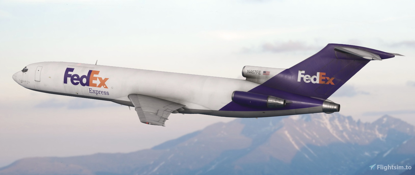 FlightSim Studio - B727 Freighter FEDEX N467FE for Microsoft Flight ...