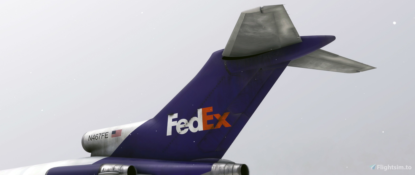 FlightSim Studio - B727 Freighter FEDEX N467FE für Microsoft Flight ...