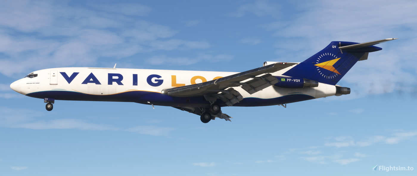 FlightSim Studio - B727 Freighter Varig Log PP-VQV for Microsoft Flight ...