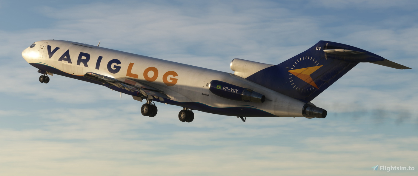 FlightSim Studio - B727 Freighter Varig Log PP-VQV for Microsoft Flight ...