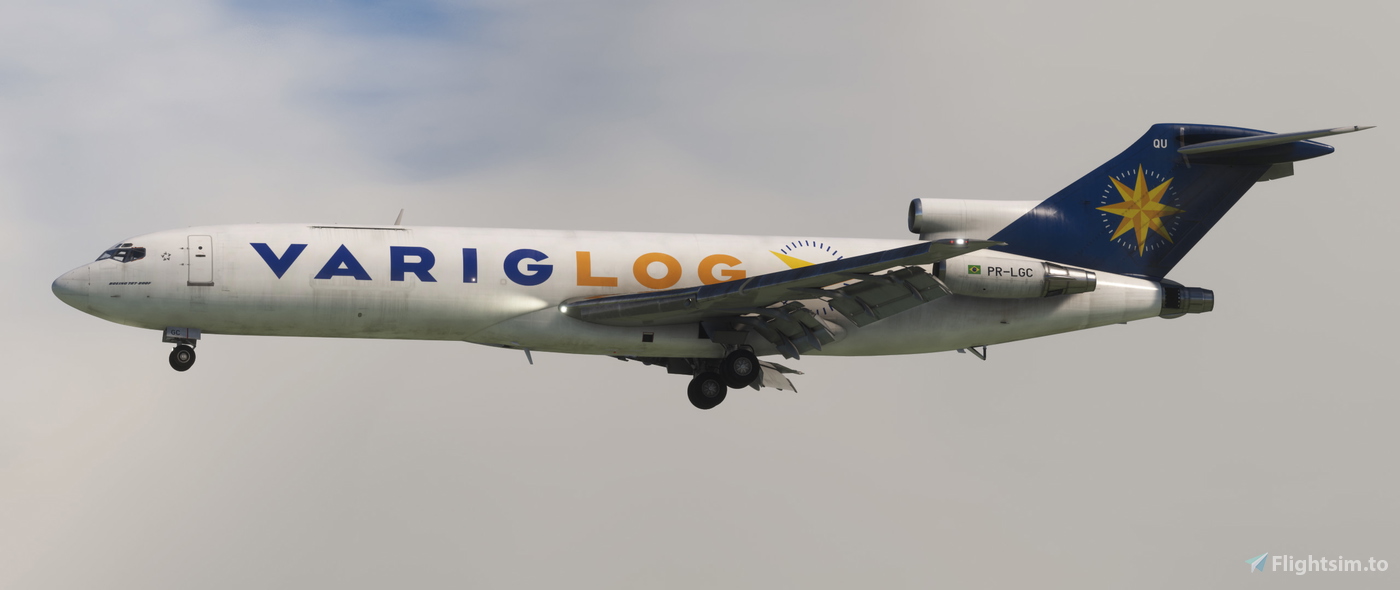 FlightSim Studio - B727 Freighter Varig Log PR-LGC for Microsoft Flight ...