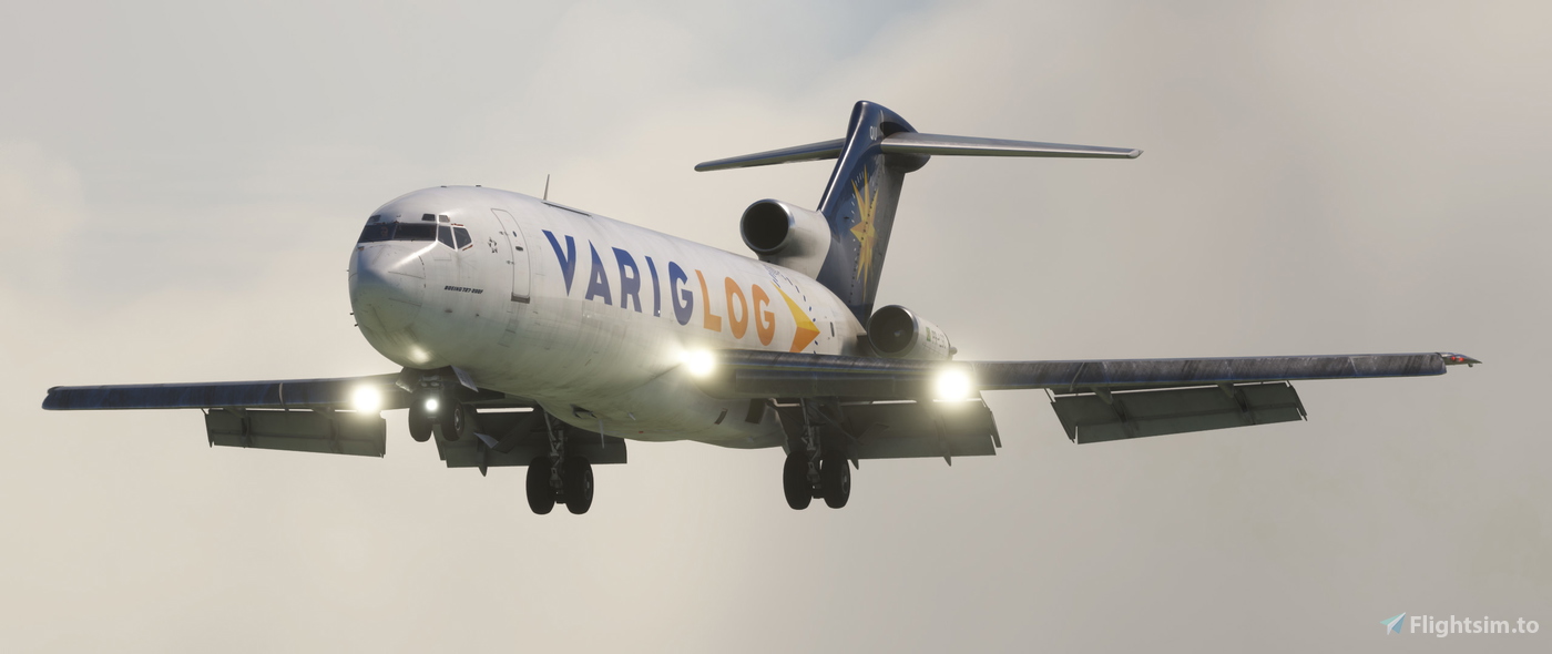 FlightSim Studio - B727 Freighter Varig Log PR-LGC for Microsoft Flight ...