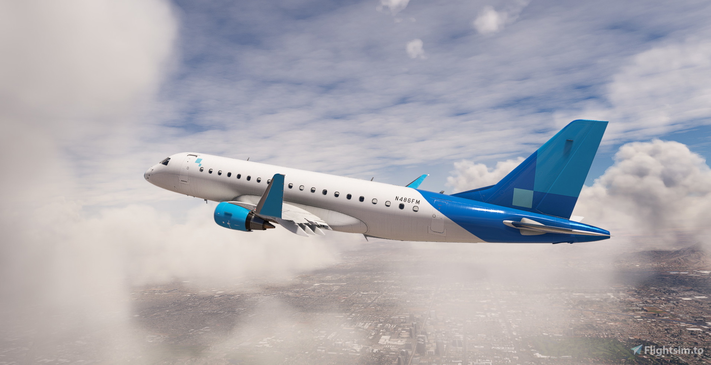 FlightSim Studio - E-Jets 175 | Intel Air Shuttle N486FM | Requested ...