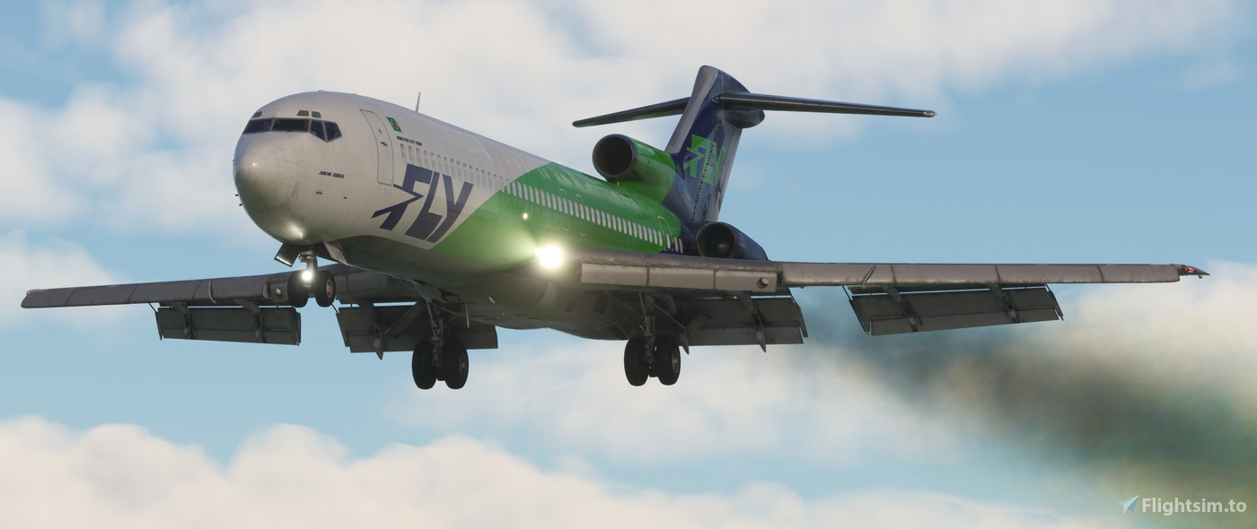 FlightSim Studio -727-227 Fly Linhas Aéreas PP-JUB for Microsoft Flight ...