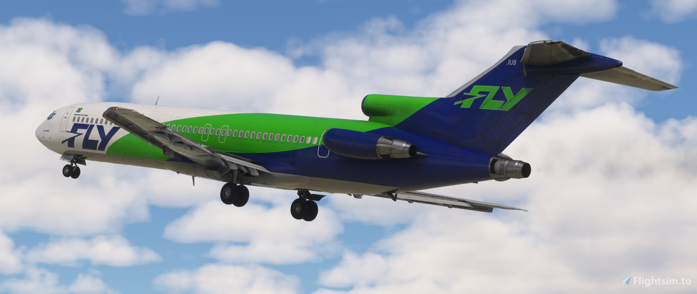 FlightSim Studio -727-227 Fly Linhas Aéreas PP-JUB for Microsoft Flight ...