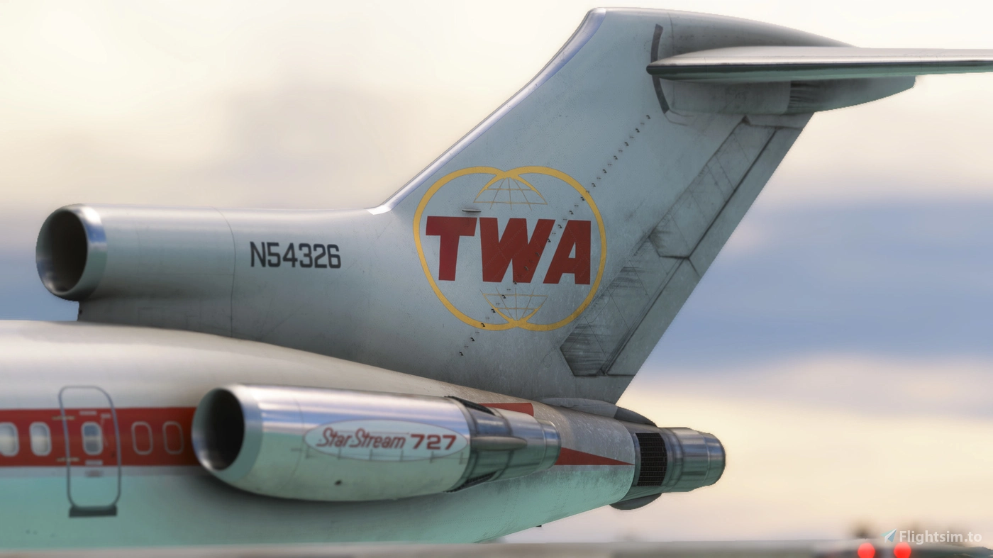 FlightSim Studio 727-200 Pax. TWA Pack for Microsoft Flight Simulator | MSFS