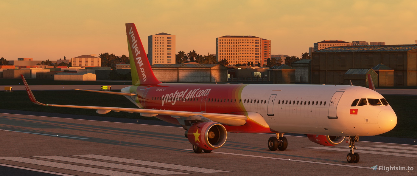 FlightSimLabs Airbus A321 Vietjet Air VN-A522 para Microsoft Flight Simulator | MSFS