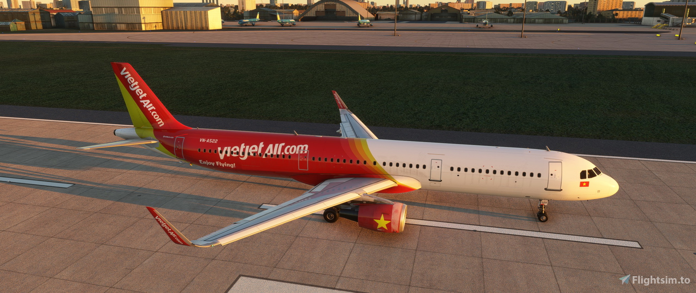 FlightSimLabs Airbus A321 Vietjet Air VN-A522 for Microsoft Flight Simulator | MSFS