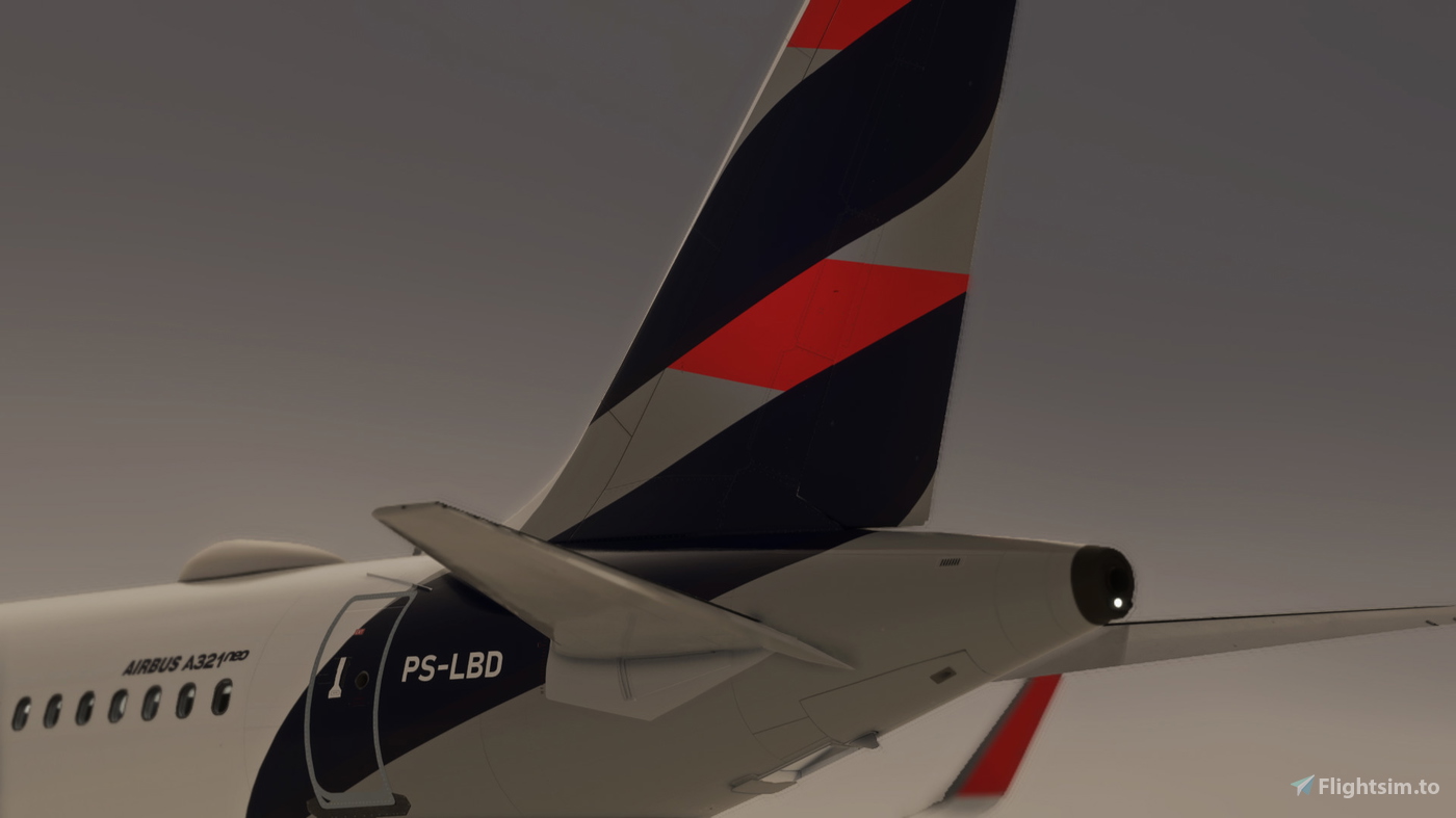 FlightSimLabs Airbus A321neo FS Labs Airbus A321neo LATAM Airlines Brasil PS-LBD for Microsoft ...