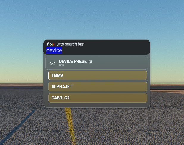 Flow Change Device preset for Microsoft Flight Simulator | MSFS