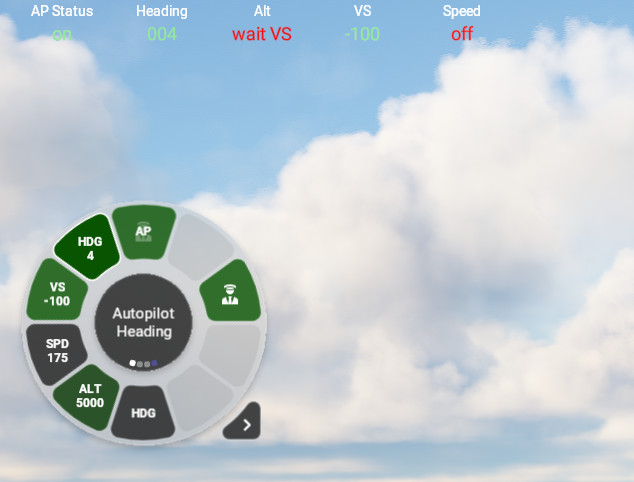 Flow Pro Widget: Autopilotbar for Microsoft Flight Simulator | MSFS