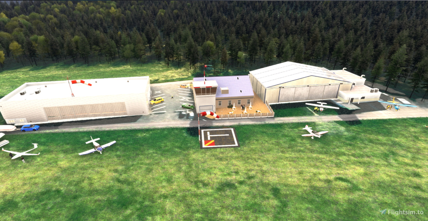 Flugplatz Blomberg/ Borkhausen EDVF for Microsoft Flight Simulator | MSFS