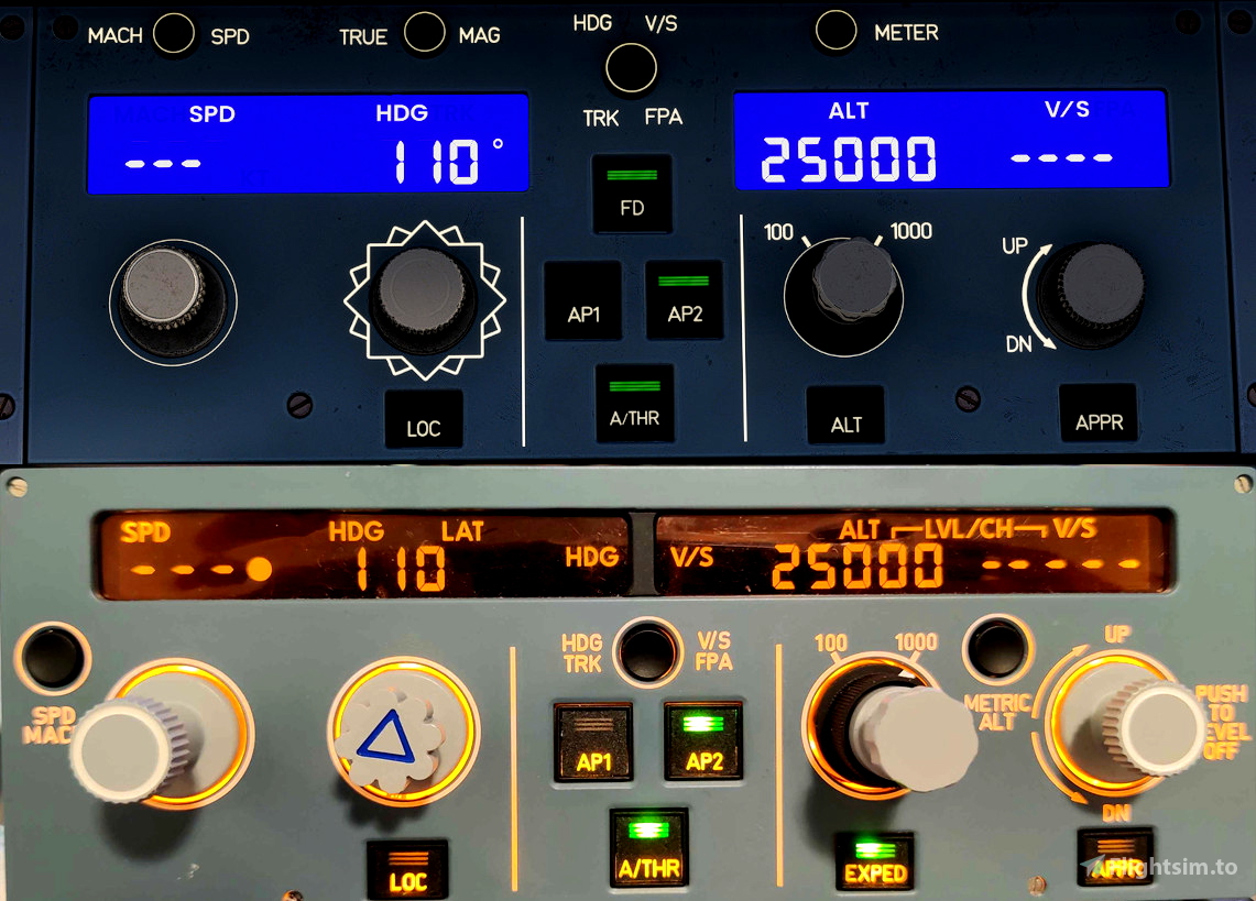 FlyByWire A380 miniFCU + miniEFIS MobiFlight Profile のために Microsoft ...