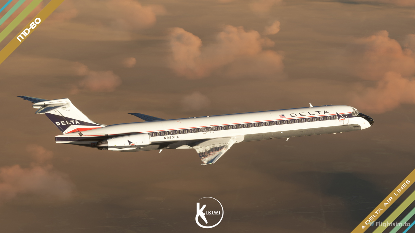 Fly the Maddog X McDonnell Douglas MD-88 Delta Air Lines 1962 "Widget ...