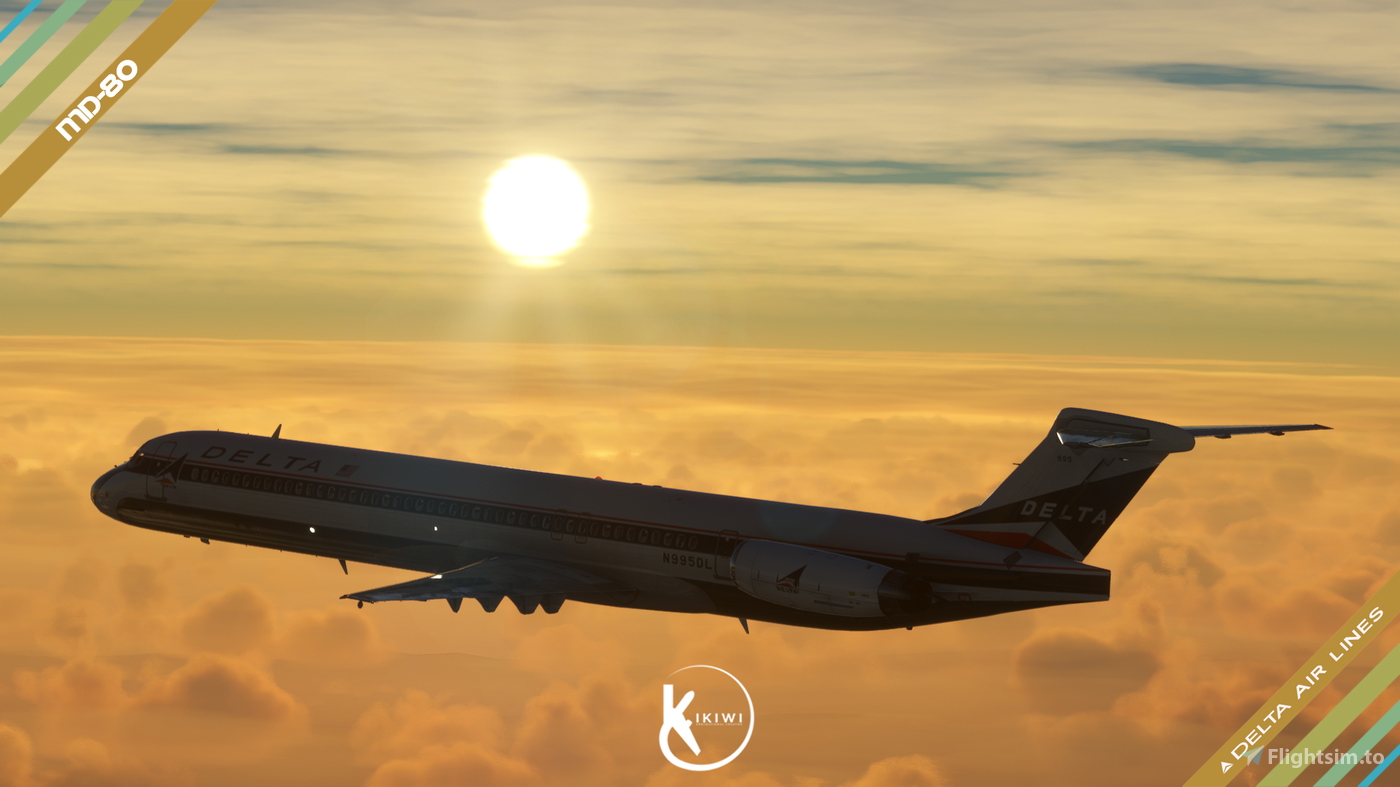 Fly the Maddog X McDonnell Douglas MD-88 Delta Air Lines 1962 "Widget ...