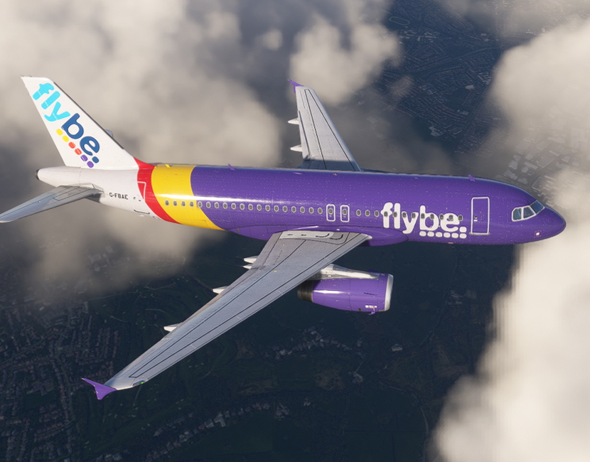 flybe Airbus A319-132 [Fictional] 2 Pack (FENIX) para Microsoft Flight ...