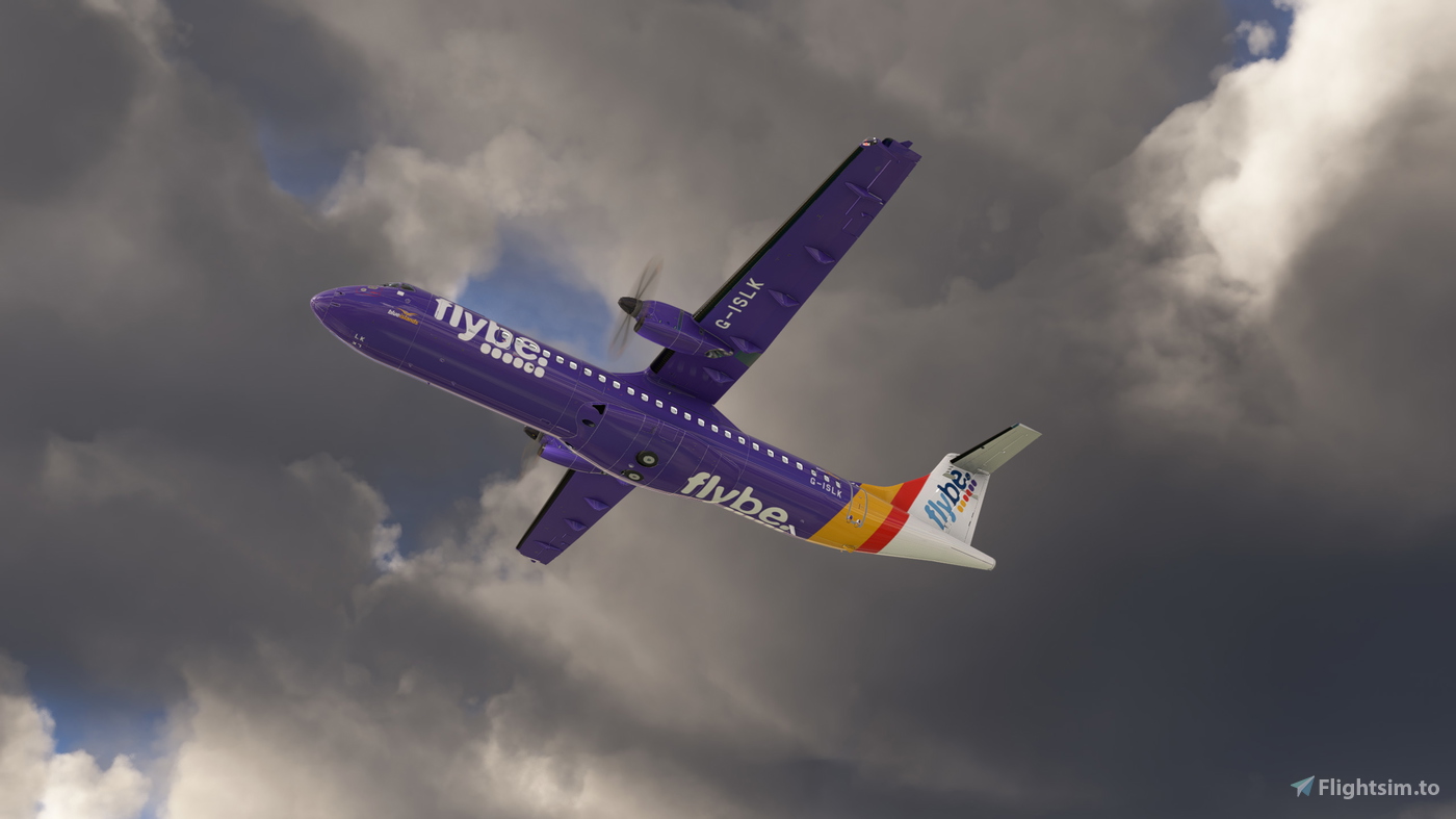 Asobo ATR 72-600 -Flybe (Operated by Blue Islands) G-ISLK - 4K for ...