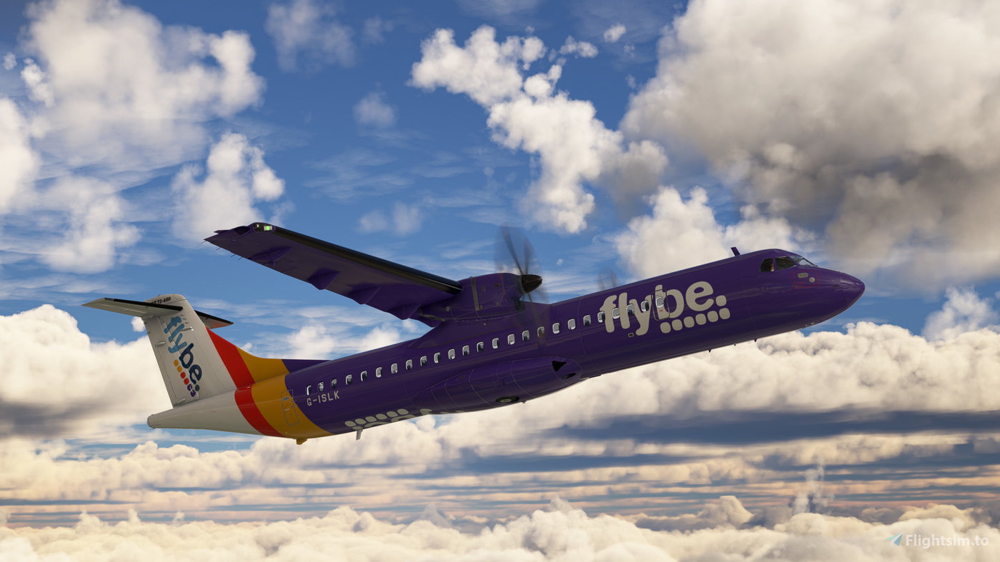 Asobo ATR 72-600 -Flybe (Operated by Blue Islands) G-ISLK - 4K for ...