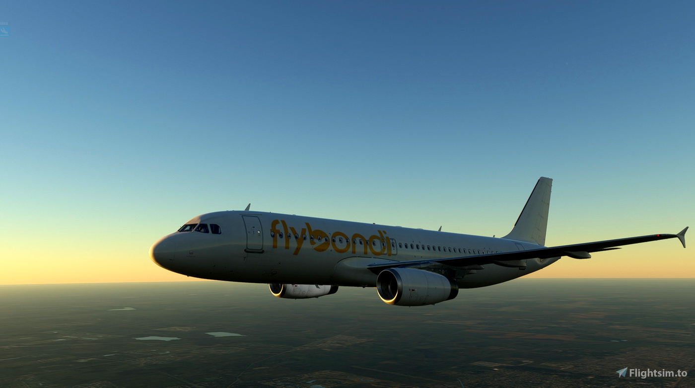 FlyBondi [LY-MLJ] - Avion Express | FenixSim A320 (Wing Tip Fence) [8K ...