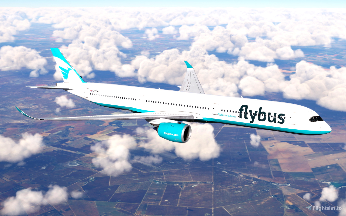 Flybus iniBuilds A350-1000 G-FDKV Fictional for Microsoft Flight ...
