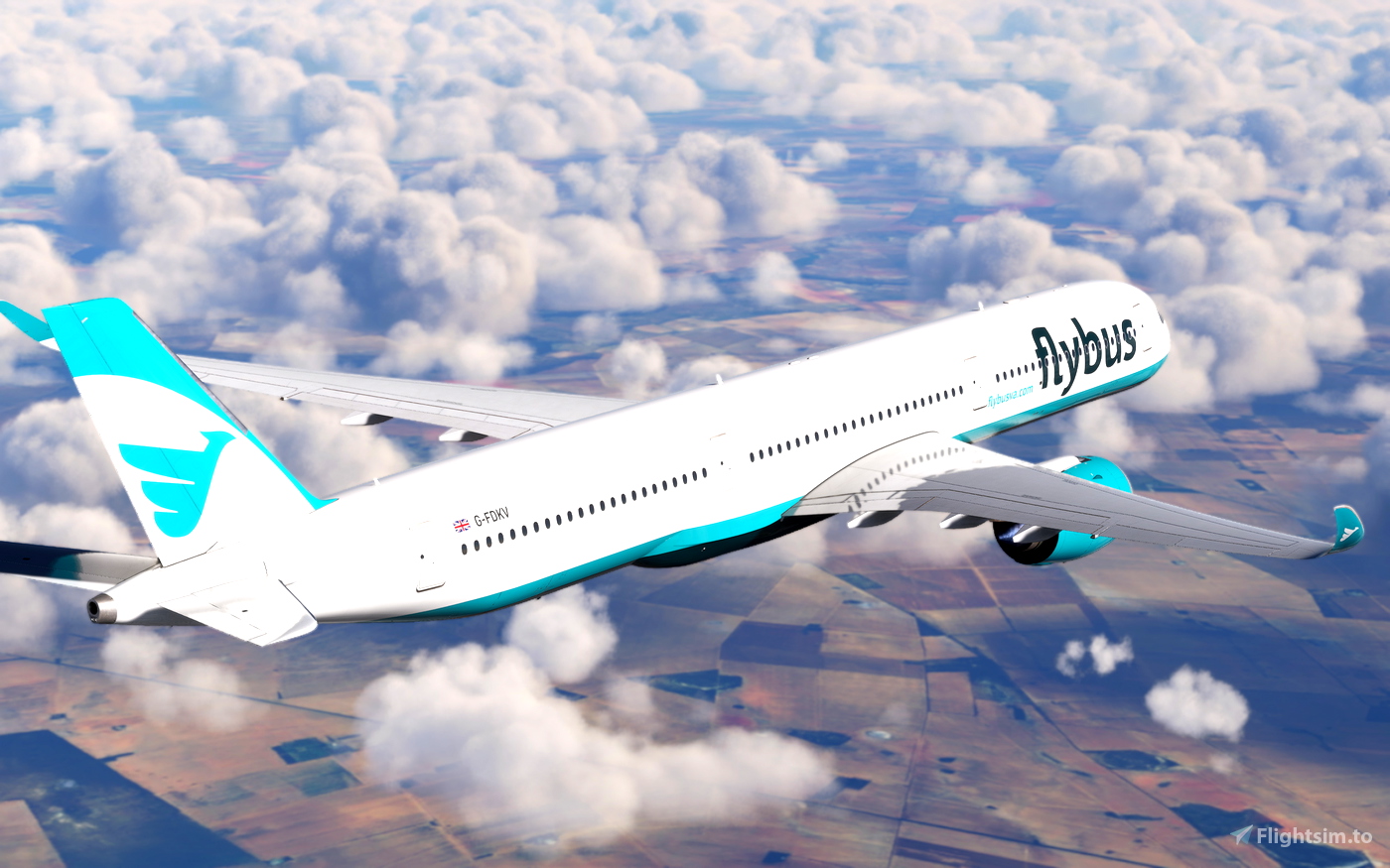 Flybus iniBuilds A350-1000 G-FDKV Fictional for Microsoft Flight ...